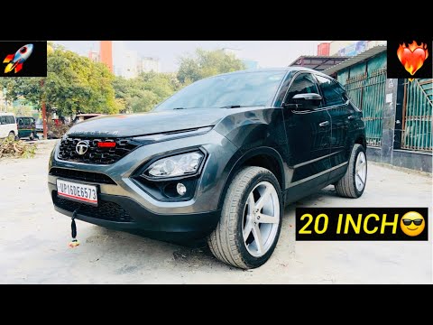 MODIFIED TATA HARRIER😎में PERFORMANCE के लिए लगवा दिया TURBO🚀 22 INCHES ...