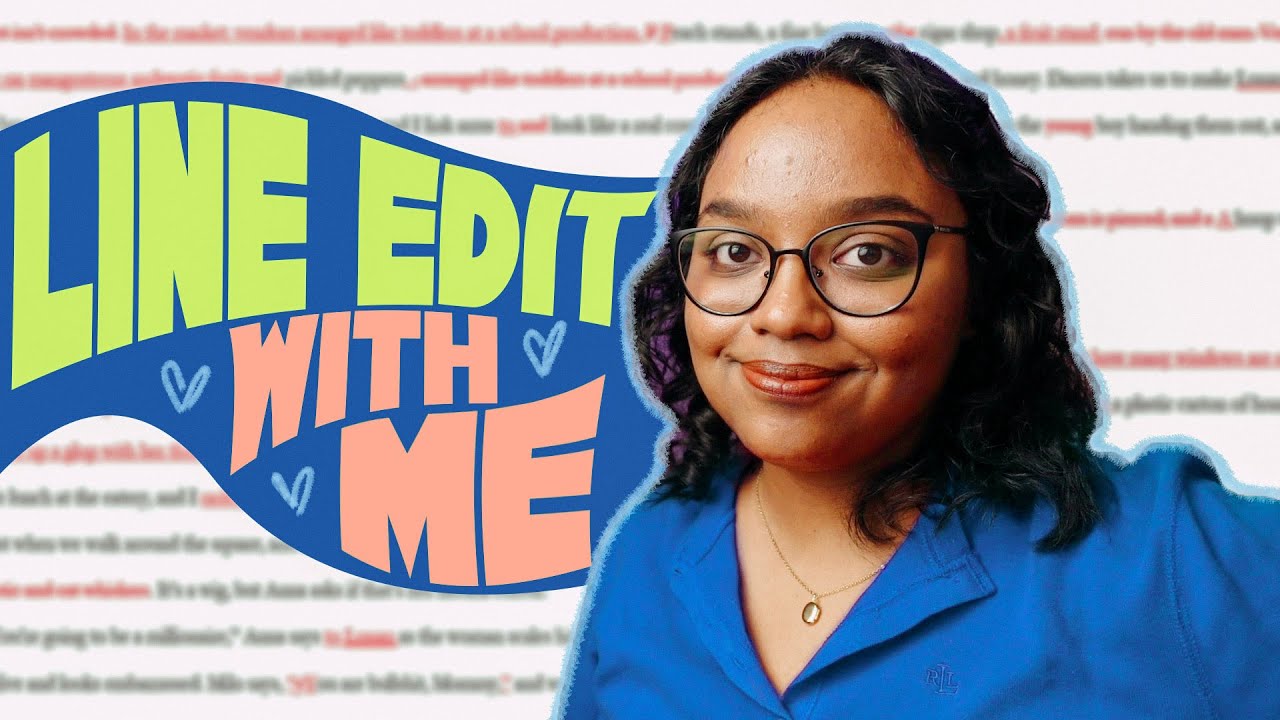 How I Self-Edit My Writing (REALISTIC) | Line Edit With Me #6 - YouTube