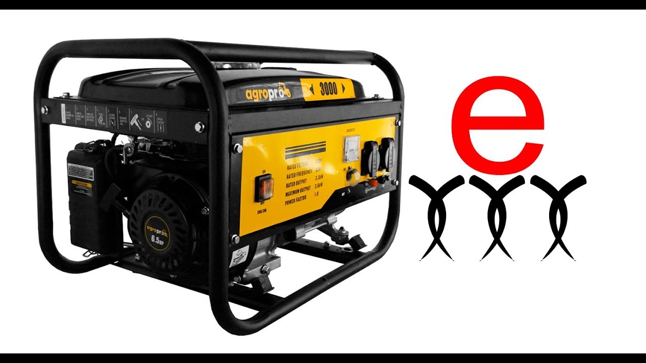 Generator electric profesional, AgroPro 3000, 2.5 kW, 6.5CP, monofazat ...