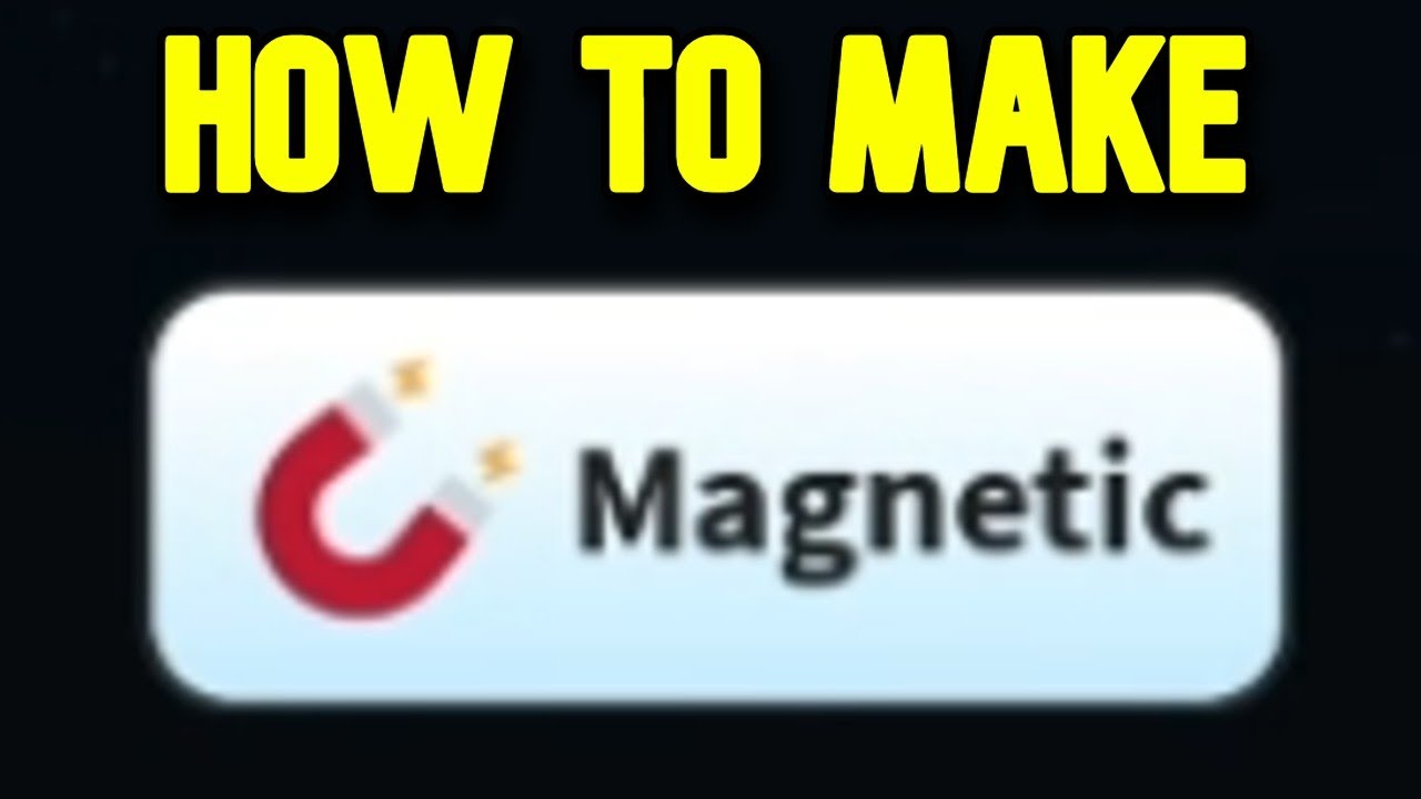 How to Make a Magnetic in Aura Craft (Roblox) - YouTube