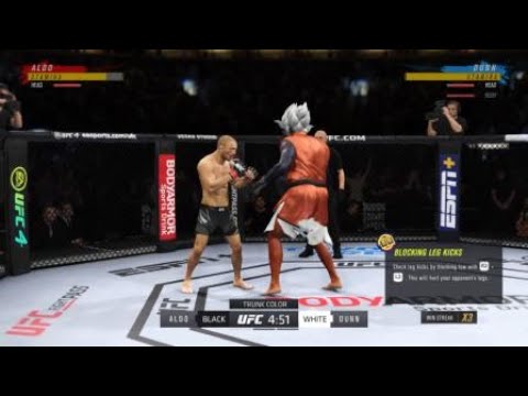 Double spinning back fist ufc4 - YouTube