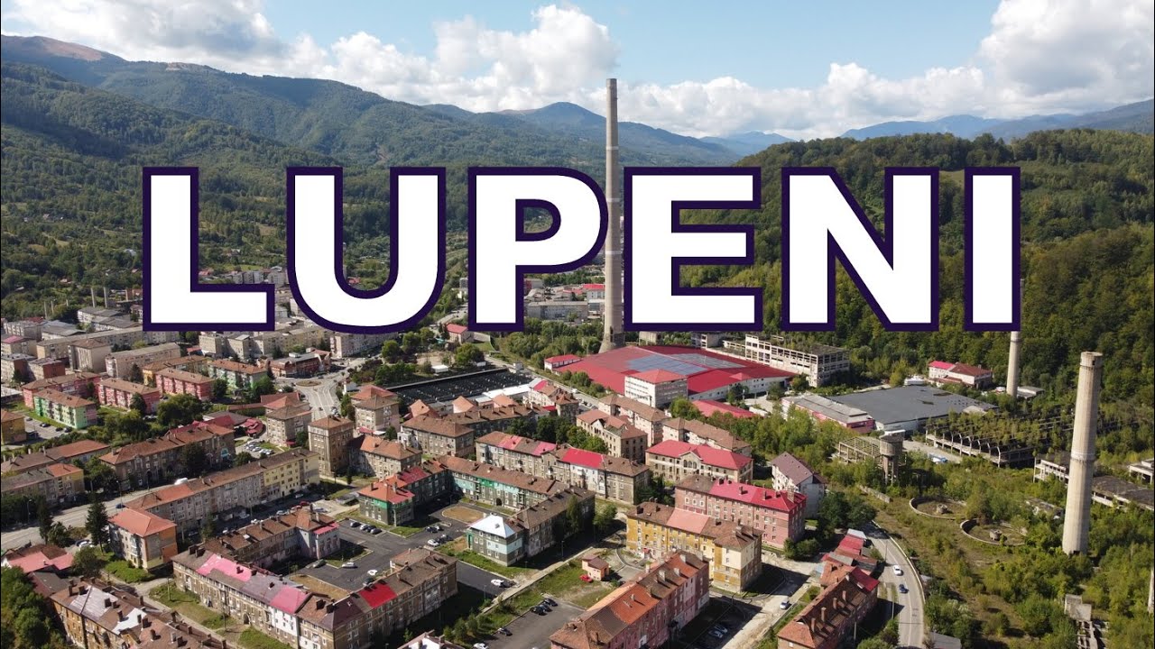 Orașul minier superb. LUPENI, imagini aeriene - YouTube