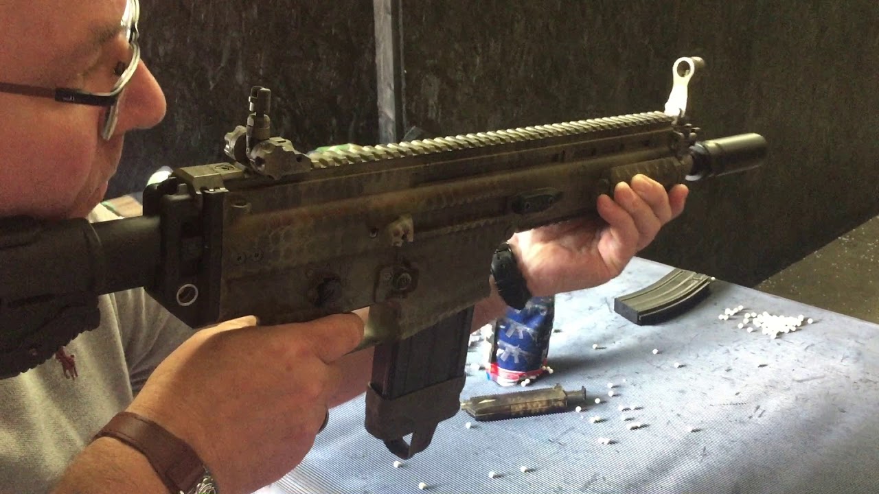 Workshop Testing - SCAR H with AG stock / spectre - YouTube