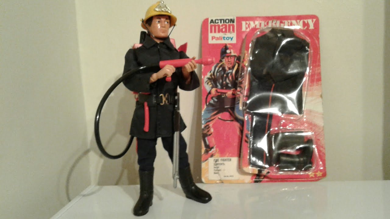 Vintage ACTION MAN 'Fire Fighter' mini review - YouTube