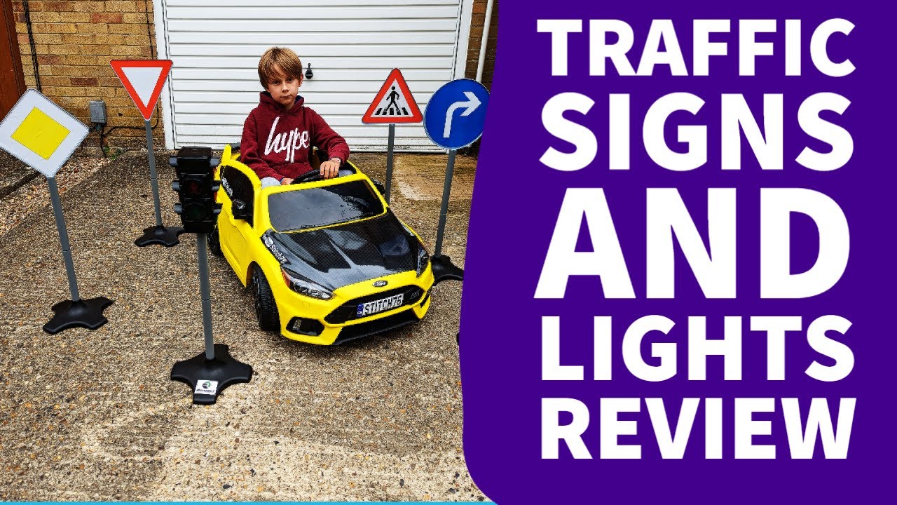 Kids Traffic Lights & Signs Bundle from @RiiRoo Review - YouTube