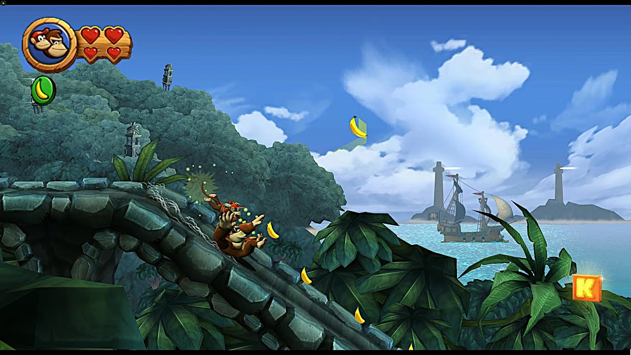 Donkey Kong Country Returns (parte 11) - Dolphin 5.0 - [4K 60FPS ...