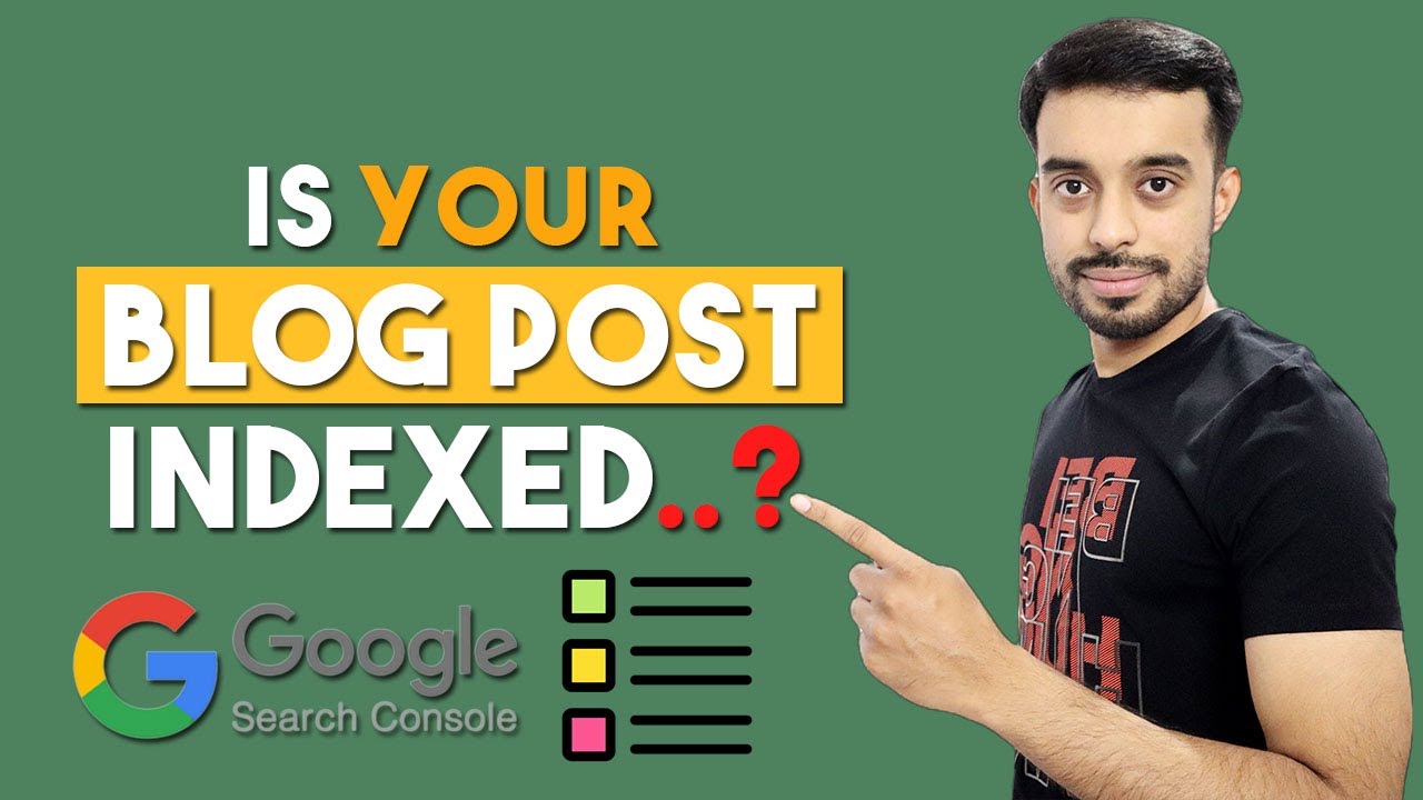 How to Check If Blog Post is Indexed by Google or Not - YouTube