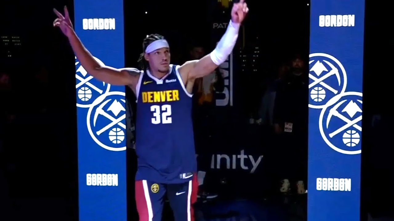Denver Nuggets 2025-26 NBA Season Opener Intro - Starting Lineup Intro ...