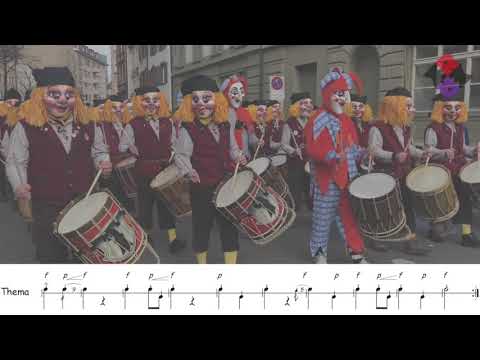 Swiss Drum Group, Chriesibueb, Pfeifer Retraite by Fritz Berger Fasnacht 2019