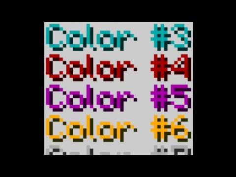 How to get colored text in Minecraft (updated) - YouTube
