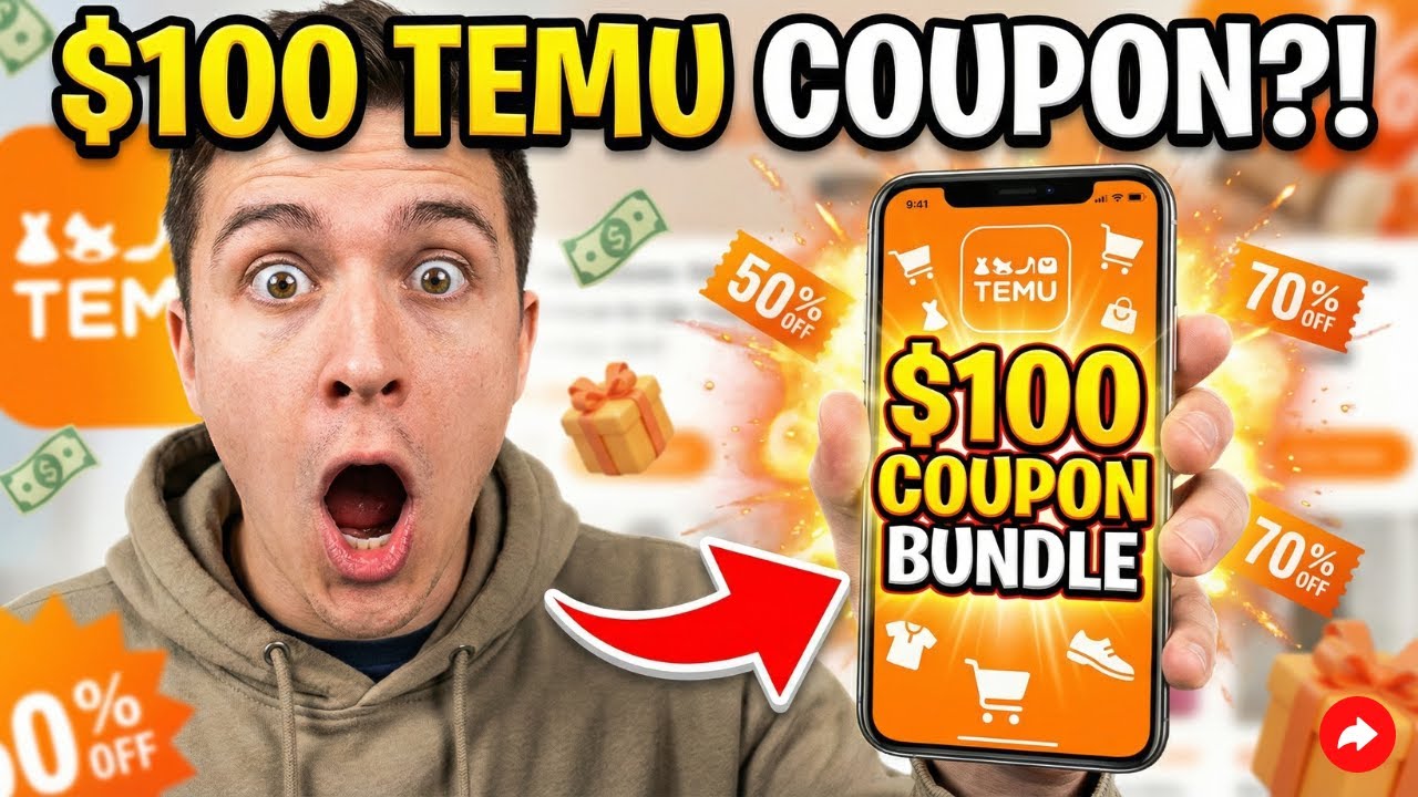 Temu Coupon Code 2025 - 2026 | Get $100 Coupon Bundle | Temu Free Gift ...