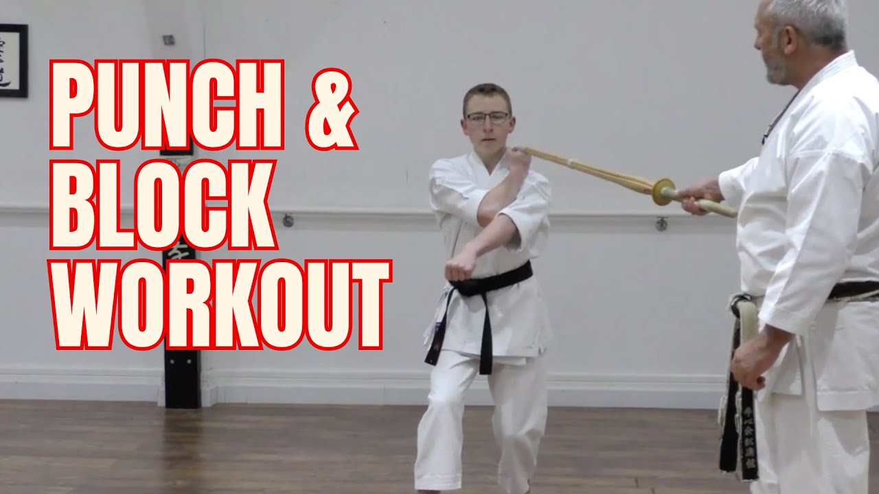 PUNCH & BLOCK WORKOUT | ONLINE KARATE | MY ONLINE KARATE - YouTube