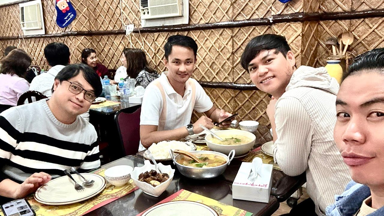 Bahay Kubo Restaurant in Bahrain | Pork Adobo at Pork Sinigang - YouTube