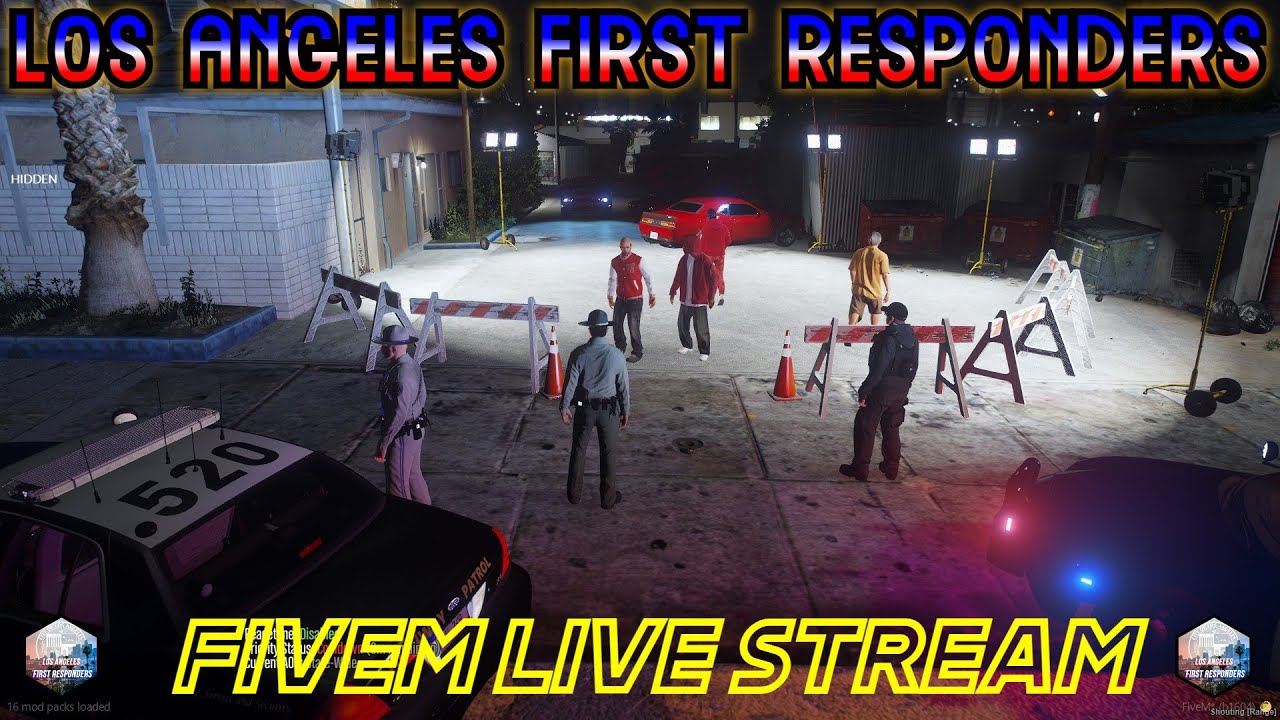 STATEWIDE Patrol OFFICER DOWN!!!! | L.A.S.D(FIVEM) Live Stream | Los ...