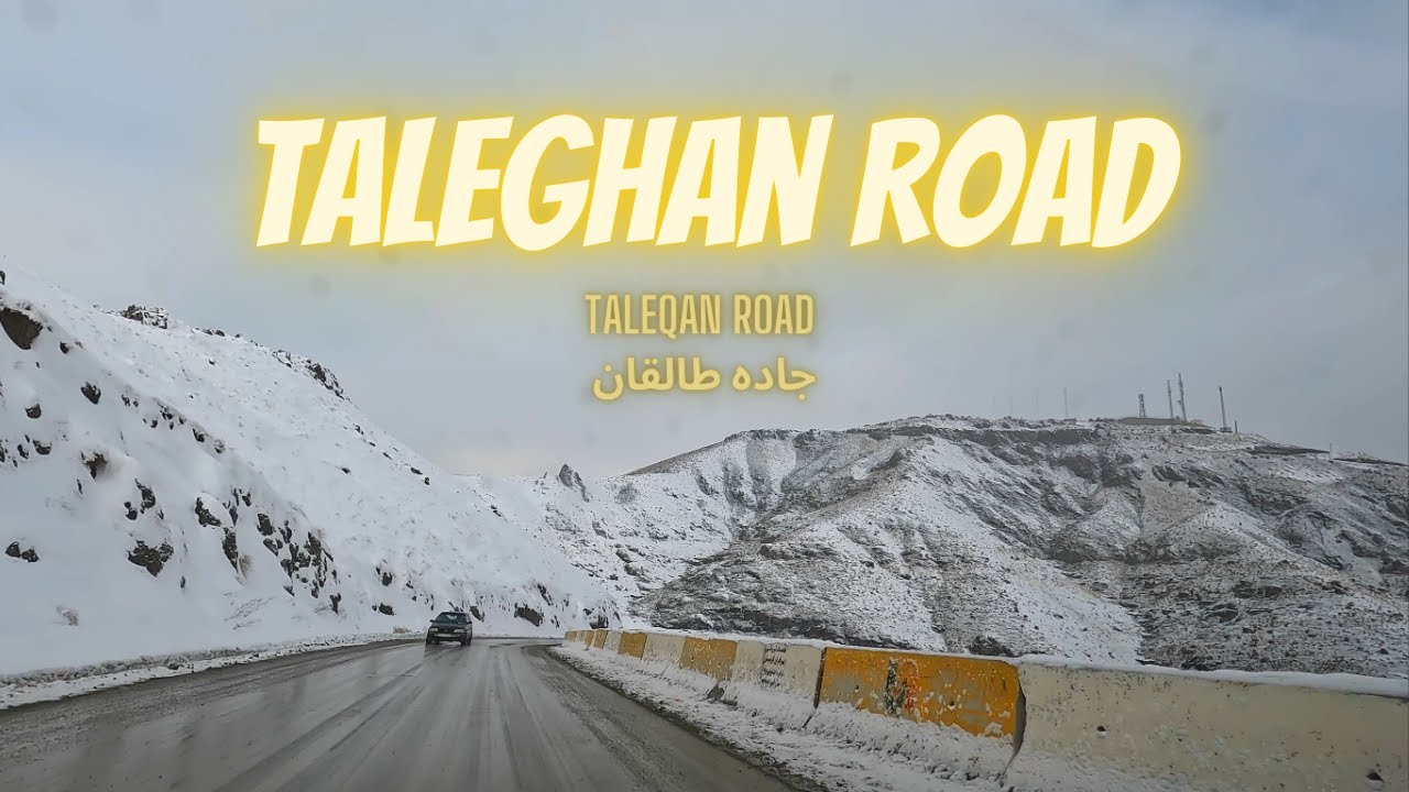 Taleghan road - the most beautiful snow road in Iran - YouTube