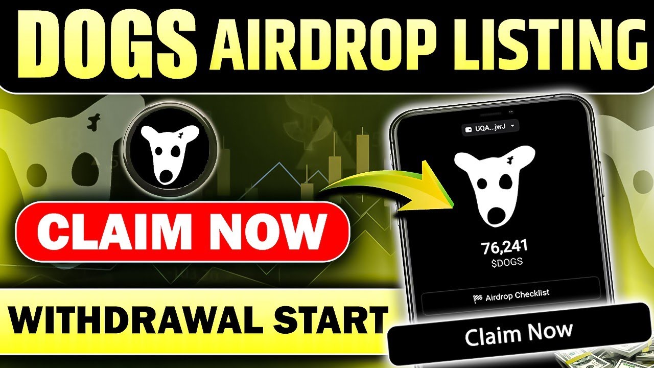 DOGS Airdrop Claim Start 🪂 | DOGS Airdrop Listing/Withdrawal - YouTube