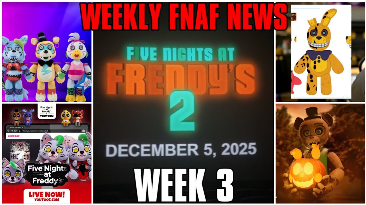 Weekly FNaF News - Week 3 (October 27 - November 2) - YouTube