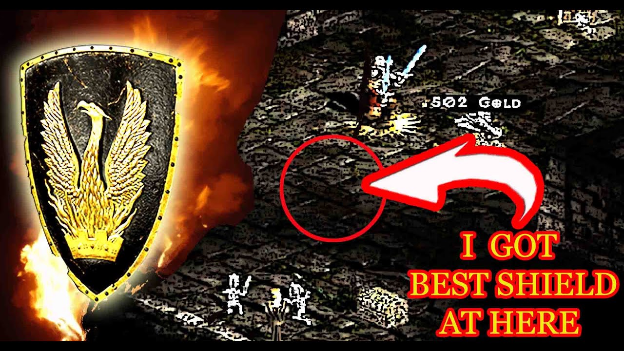 Best Elite Unique Shield Diablo 2 for Any Char Found - YouTube