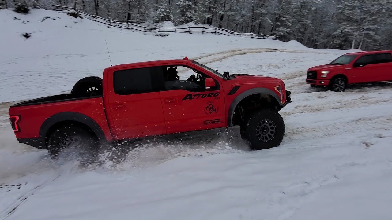SVC Mid-travel Raptor going up Bullgap Hill in Michigan - YouTube