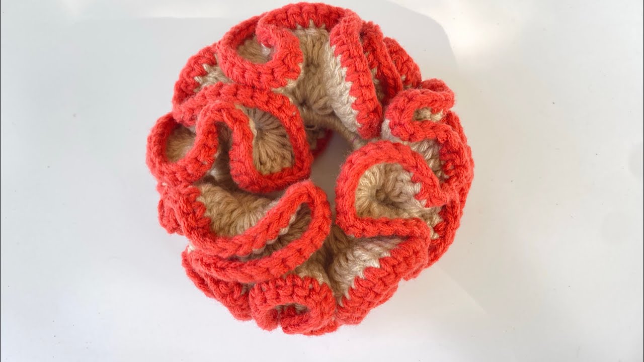 Chouchou crochet facile à faire dans 10 minutes - YouTube