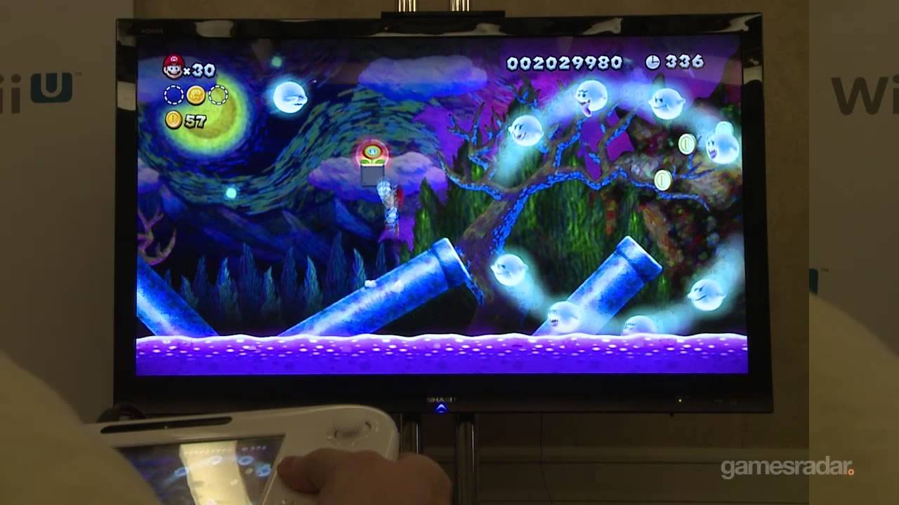 New Super Mario Bros. U - Starry Night Level - YouTube