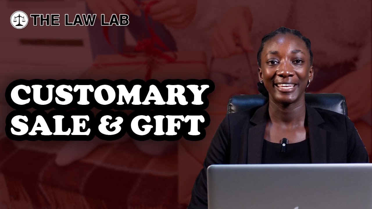 Customary sale and gift - YouTube