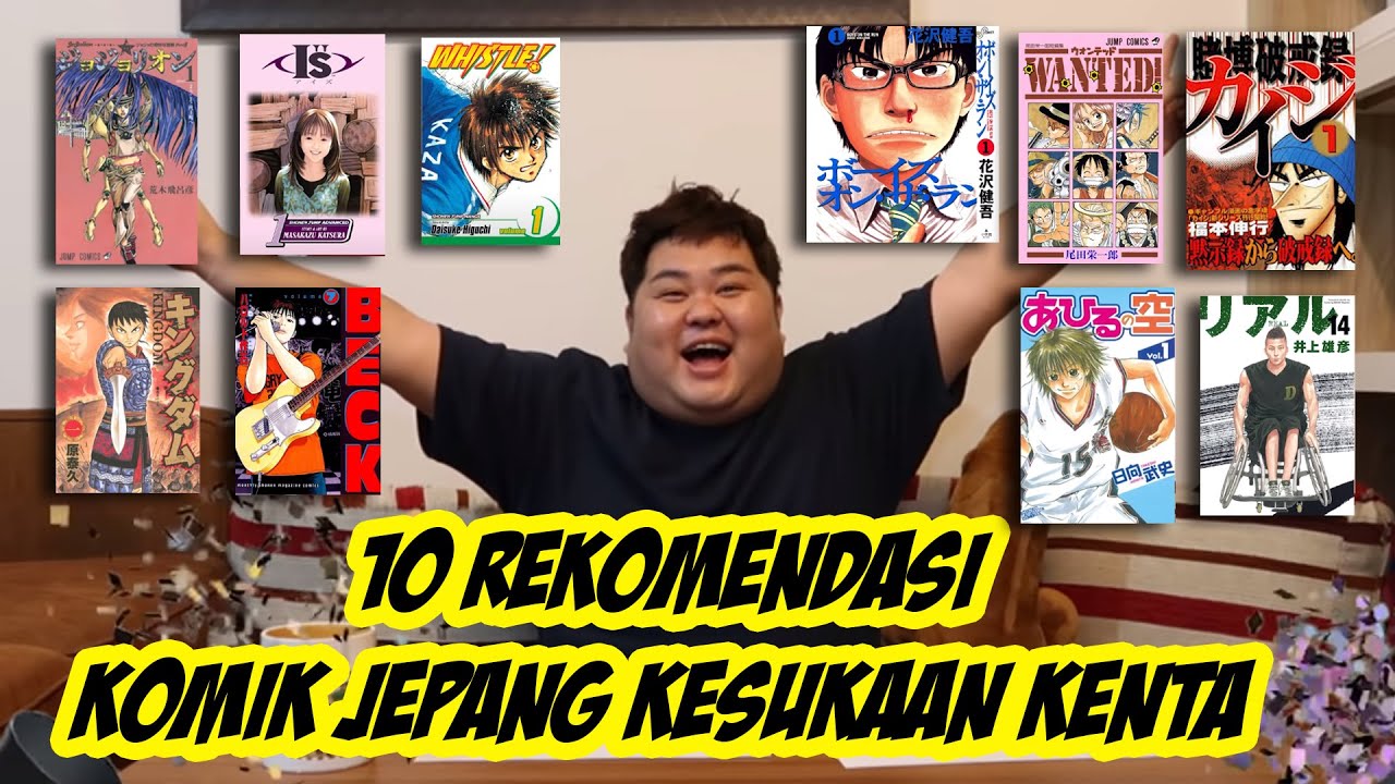 10 REKOMENDASI KOMIK JEPANG KESUKAAN KENTA - YouTube