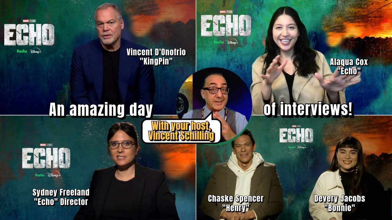 An amazing day of Marvel Echo interviews! - YouTube