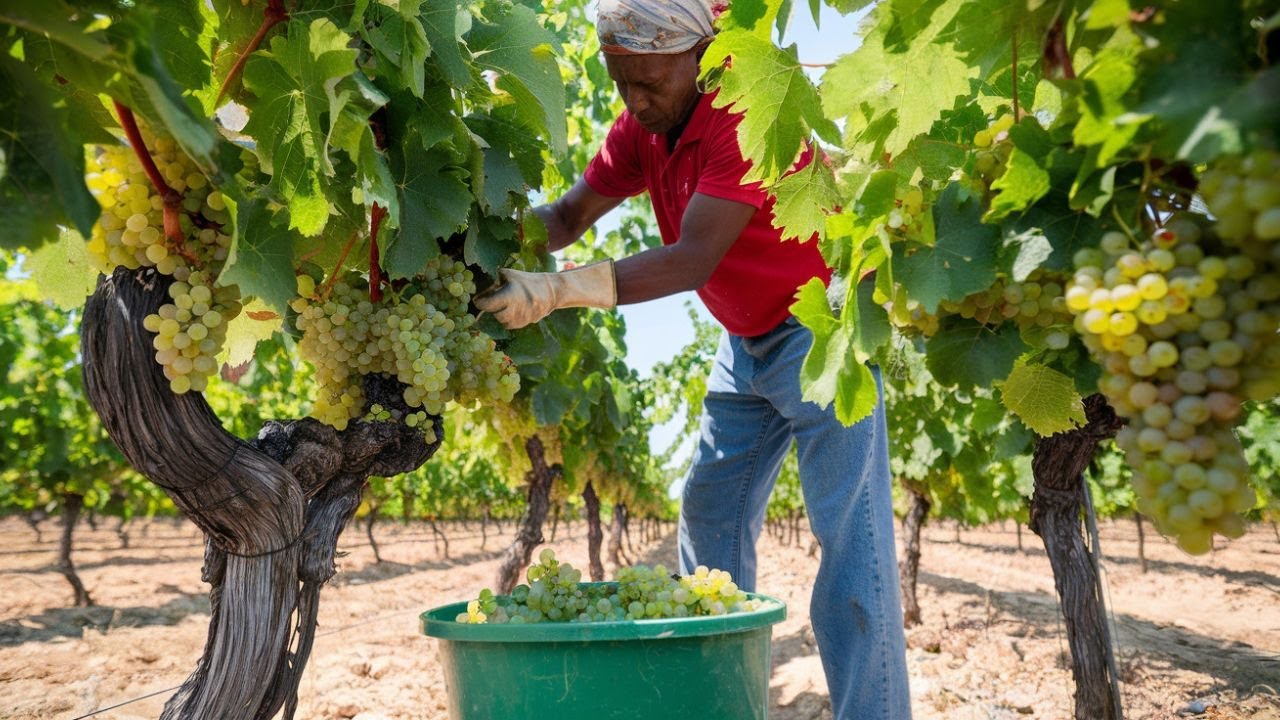 Secrets to Producing Thousands of Tons of Raisins Every Year - YouTube
