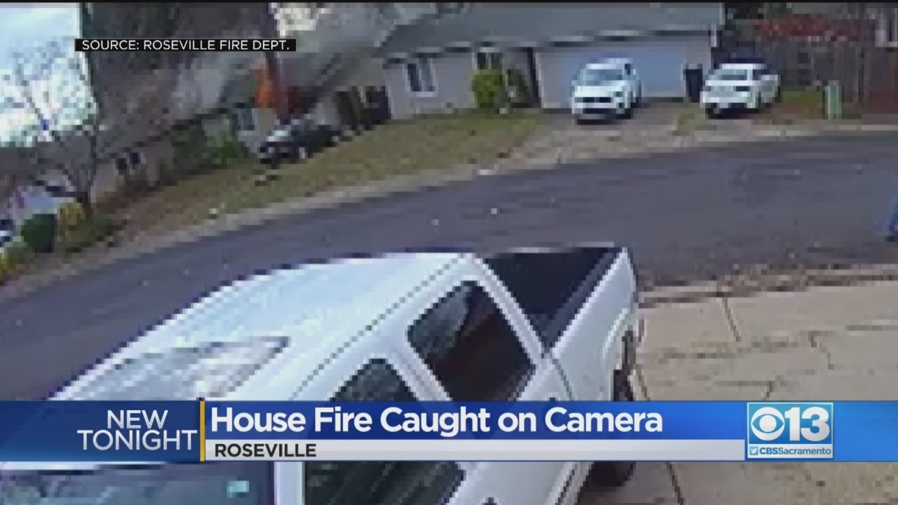 Roseville House Fire Caught On Camera - YouTube