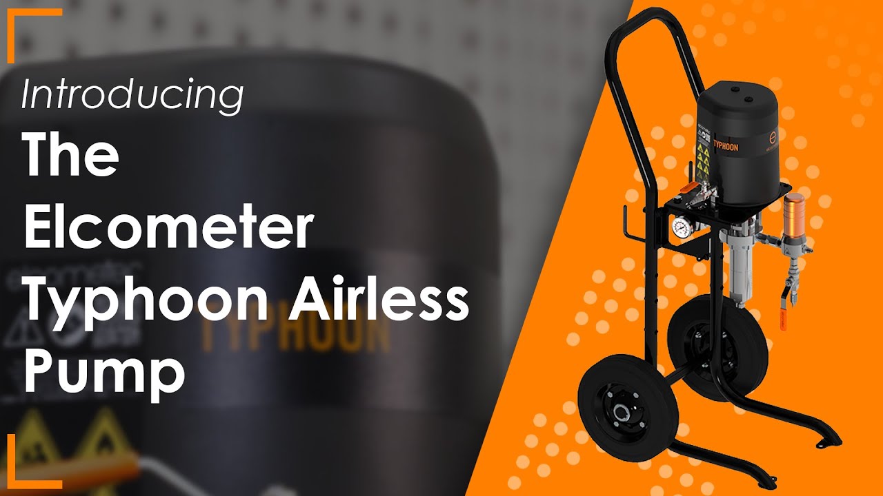 Introducing the Elcometer Typhoon Airless Pump - YouTube