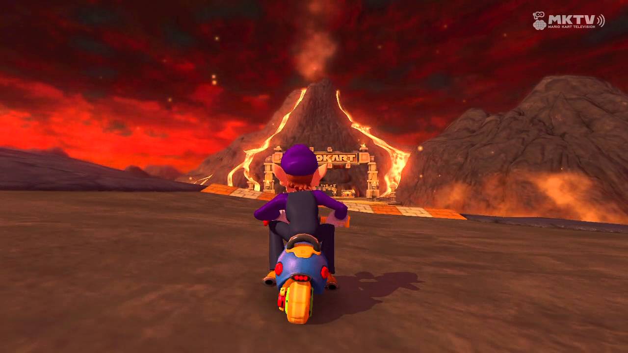 MARIO KART 8 - Wii Grumble Volcano - 150cc Lightning Cup - No ...