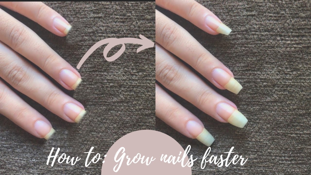 How to:Grow nails in just 3 days|faster nail growth tips|Grow long ...