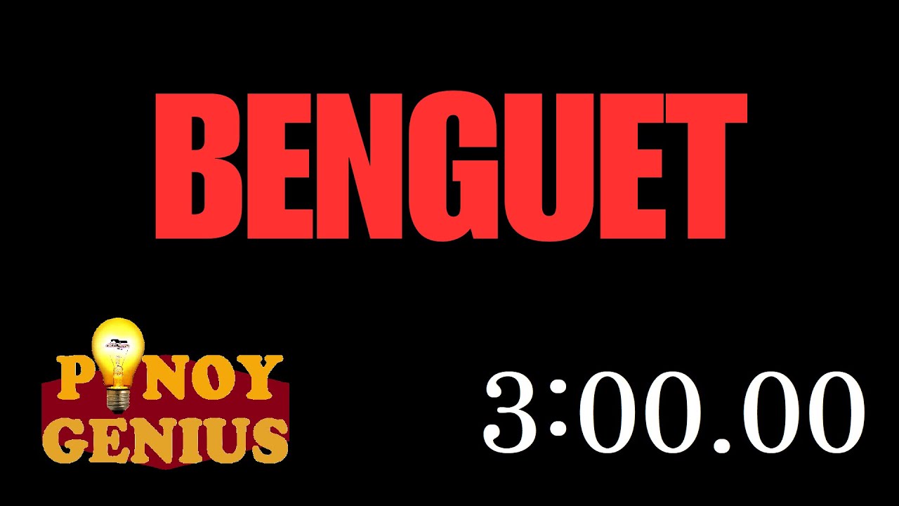 "BENGUET" - Pinoy Henyo Word (with 3-minute timer) | Pinoy Genius - YouTube