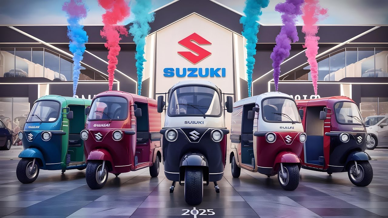 2025 New Suzuki Auto Rickshaw.The Future of Affordable Transport Is ...