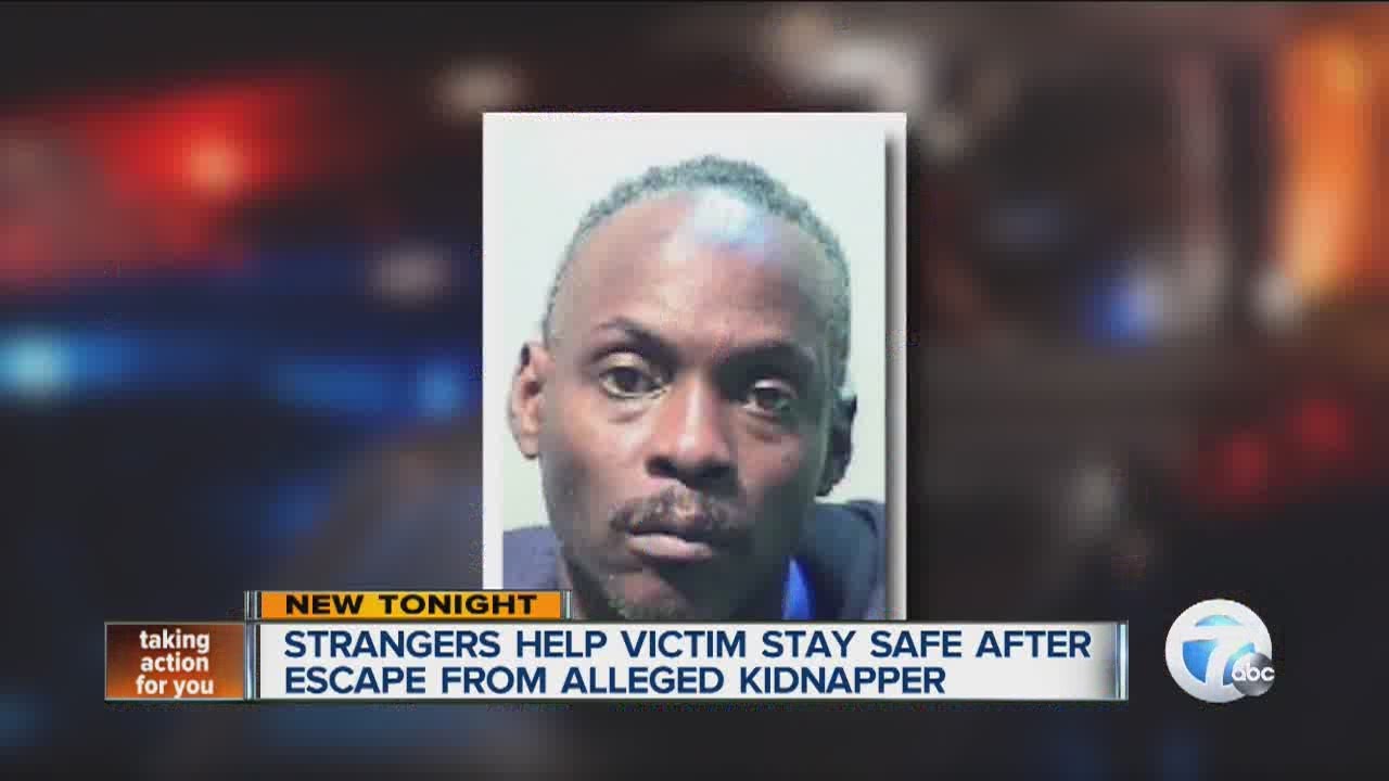 Strangers help victim stay safe after escape from alleged kidnapper ...