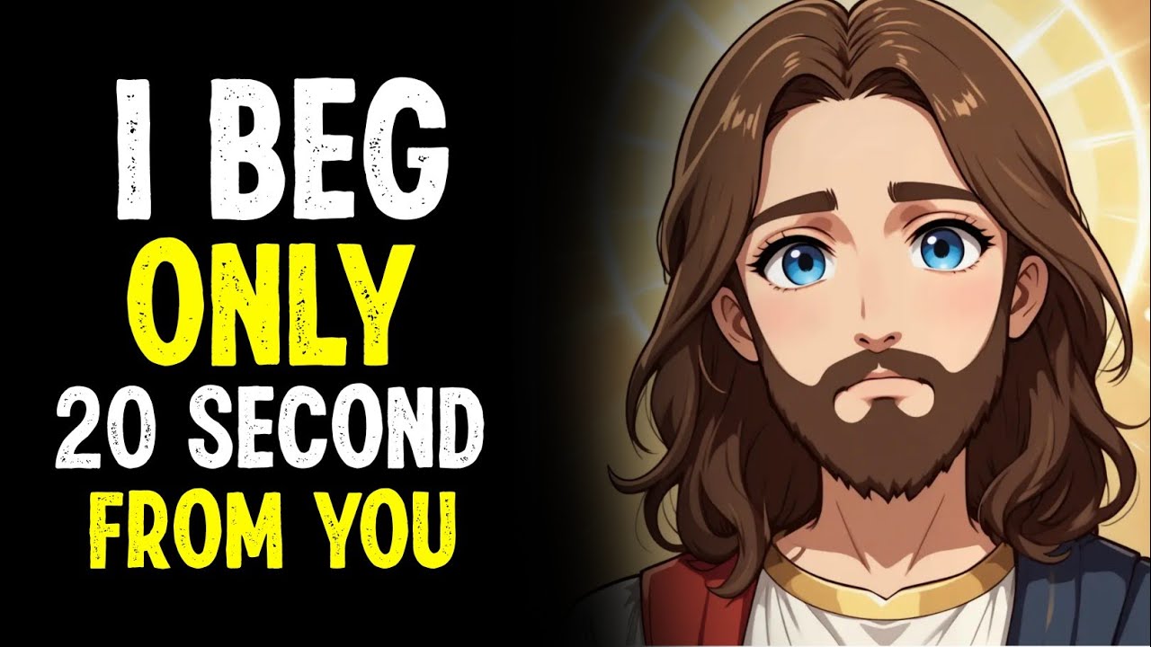 God Says: I Beg Only 20 Second From You | Gods message today | God's ...