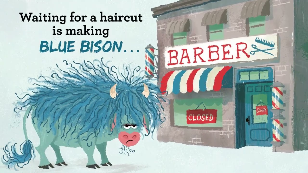 Blue Bison Needs a Haircut by Scott Rothman, Illustrated by Pete Oswald ...