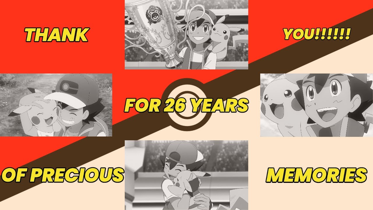 THANK YOU ASH & PIKACHU - ASH & PIKACHU TRIBUTE - YouTube