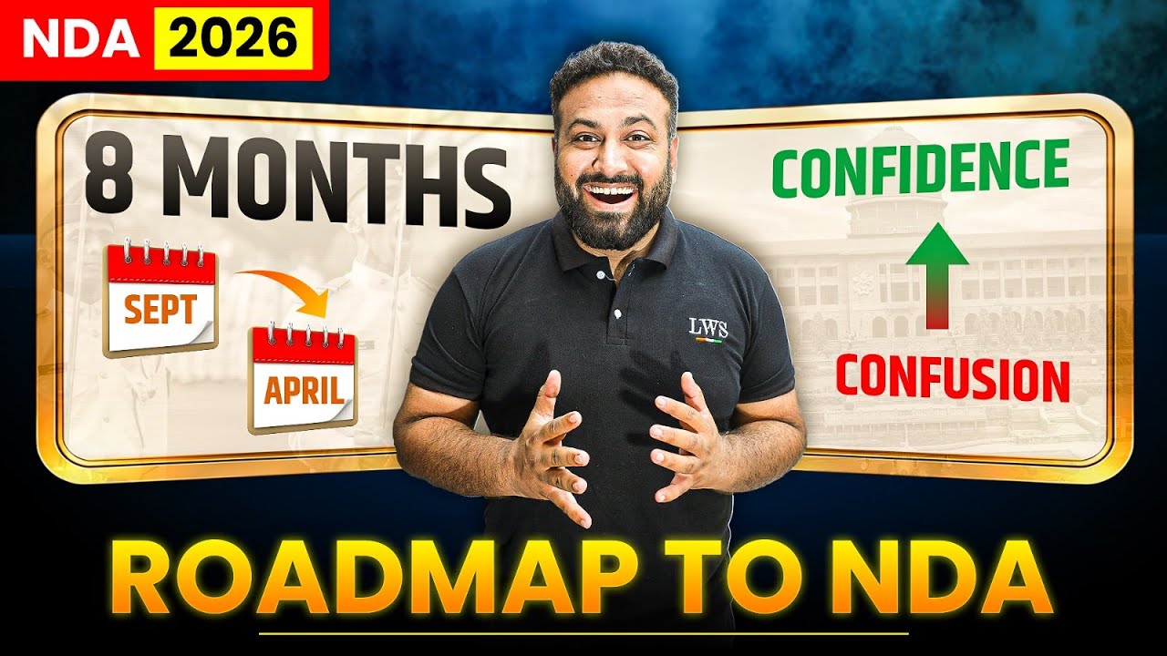 📅 NDA 2026 - 8 Months Masterplan to Crack It🔥| Best Road Map For NDA 1 ...
