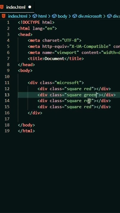 How to make Microsoft logo using HTML/CSS - YouTube