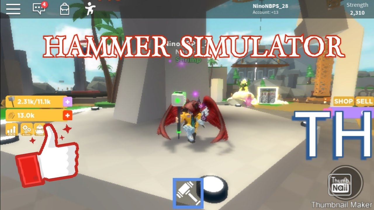 ROBLOX - [ Hammer Simulator ] ไทย - YouTube