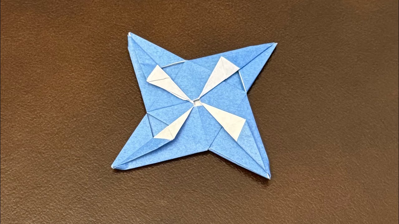 Origami Propeller Ninja Star - YouTube
