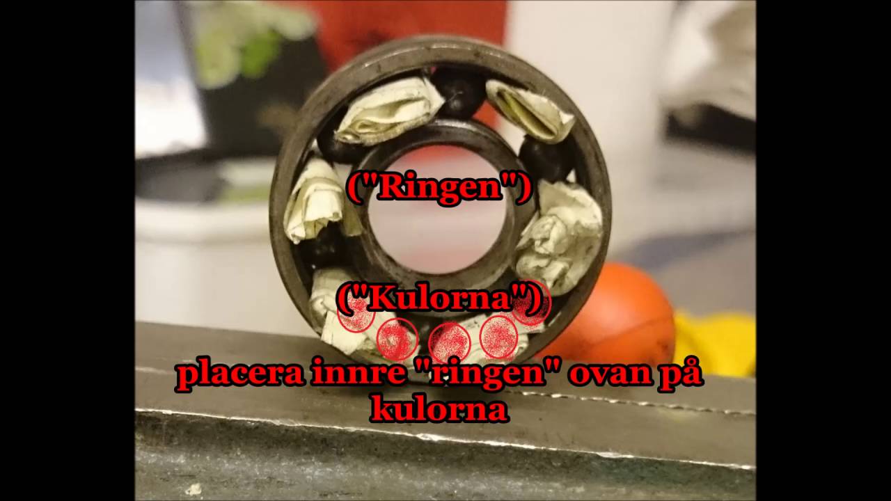 Hur att sätta ihop ett kullager provesoriskt - YouTube
