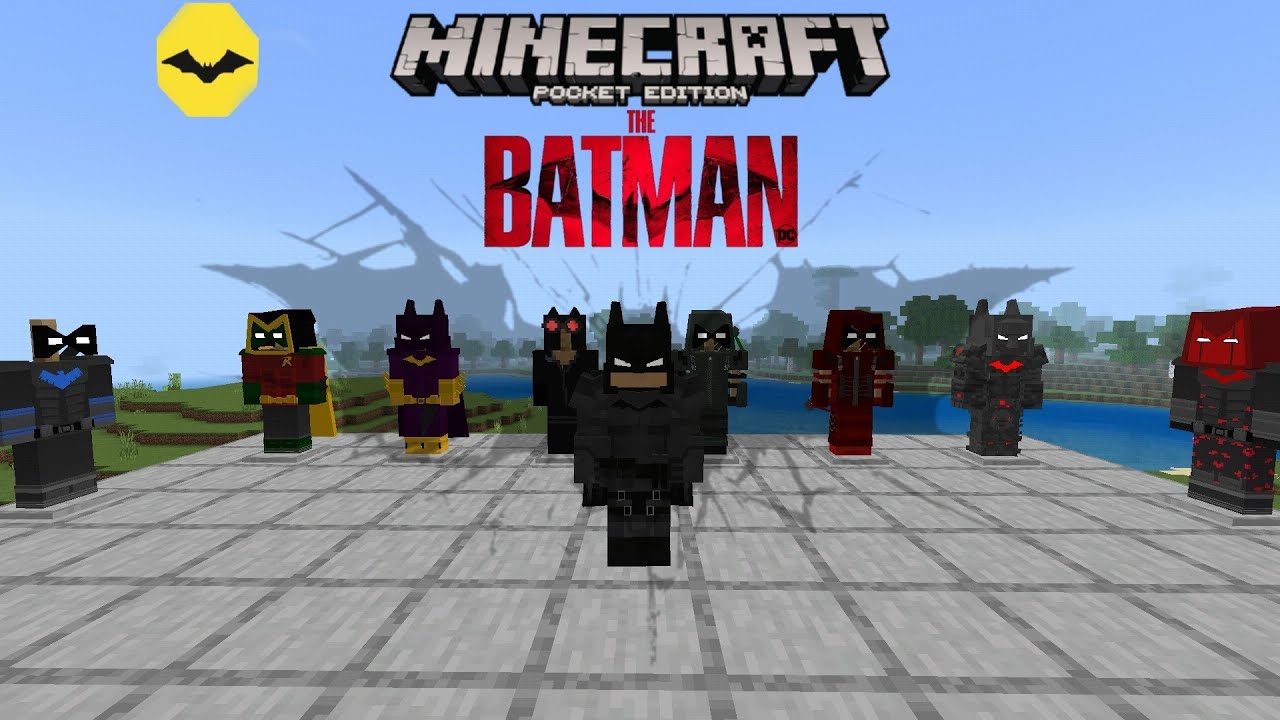 Minecraft PE The Batman Modu, The Batman Addon, 1.18+/mcpe (En İyi ...