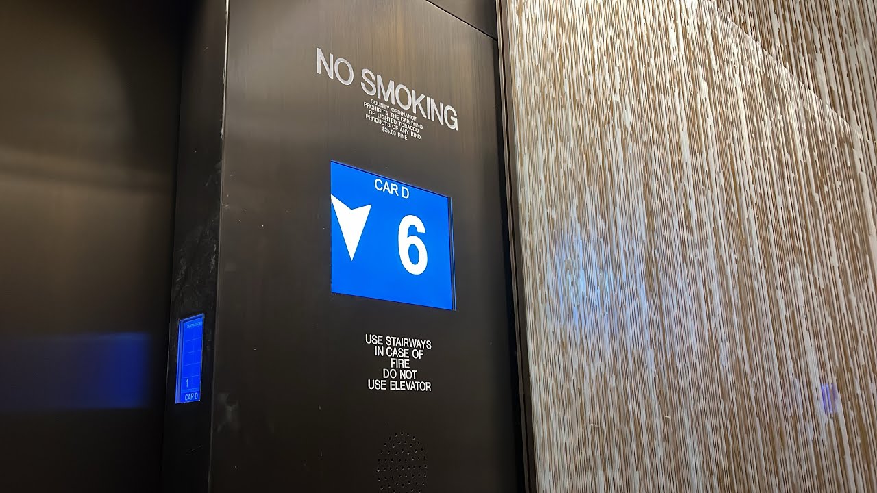 Stylish TKE Traction Elevators w/ Agile at the Watermark Hotel, Tysons VA - YouTube