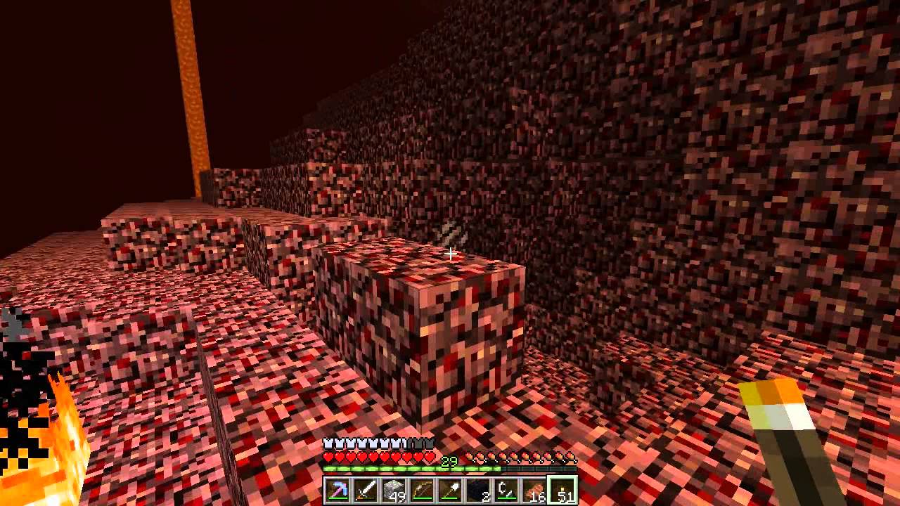 Rock Plays Minecraft - Episode 5 - Exploring The Nether - YouTube