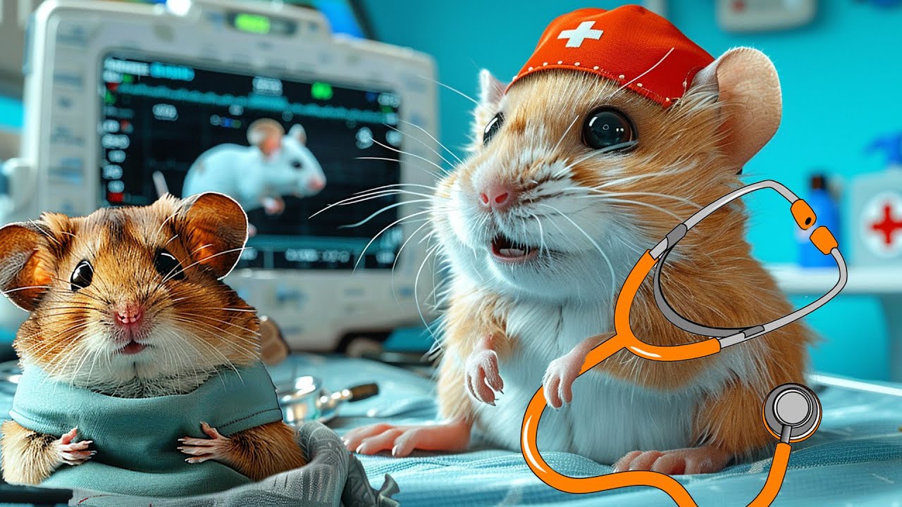 🐹 Hamster escapes maze for giving birth to a baby in hospital - YouTube