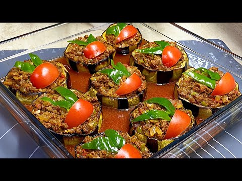 İFTARA BÖYLE KOLAY KEBAP YAPTINIZ MI✅BOSTAN PATLICANINDAN AZ YAĞLI ENFES LEZZETİ DENEYİN👍