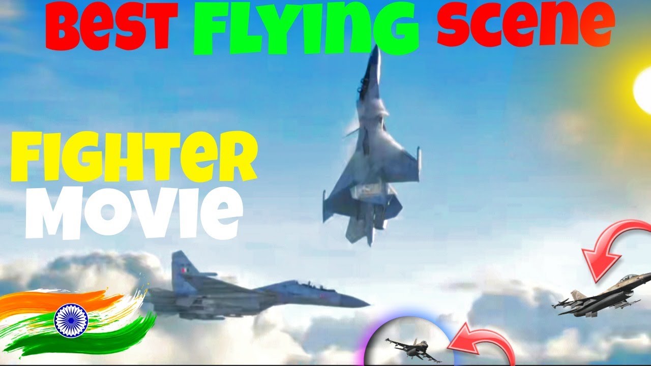 Fighter Movie Best Flying Scene || Fighter | Hrithik Roshan | Deepika ...